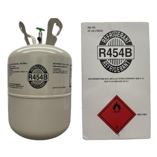 22Lb R454B Refrigerant Freon for Air Conditioners - Steel Cylinder Pac ...